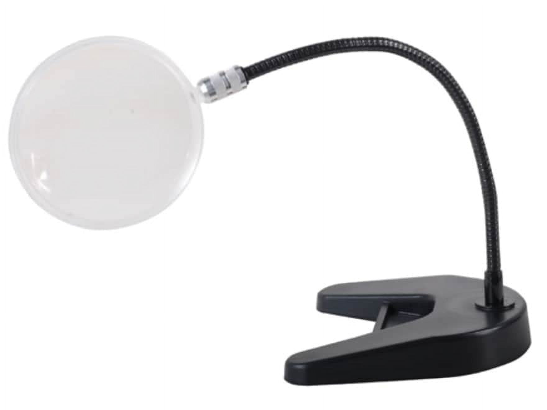 Donegan Optical 4" Magnifier with Flex-arm and Bench Base - Walmart.com
