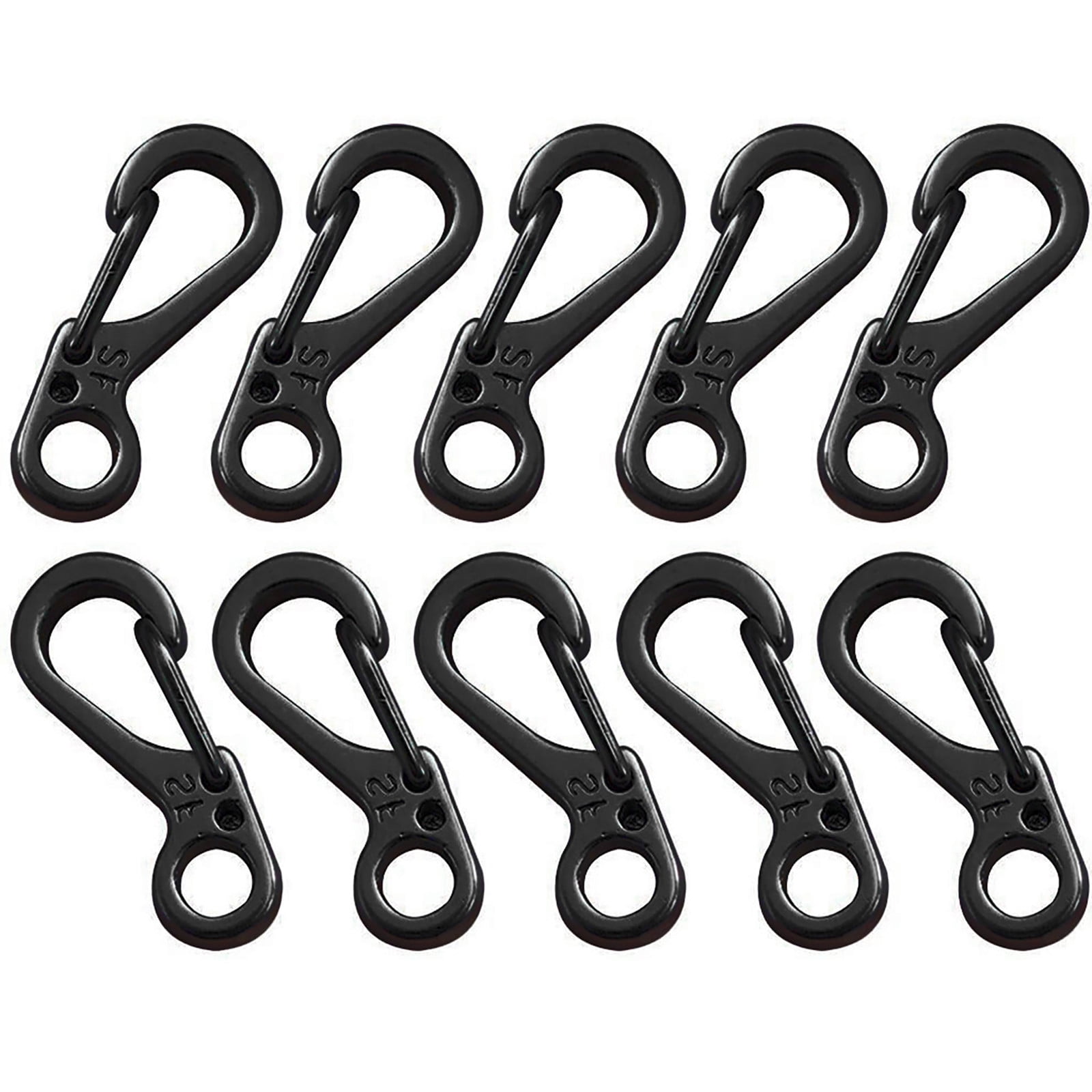 Donemore 10Pcs Mini Carabiner Clip Mini Carabiner Clip Mini Paracord ...
