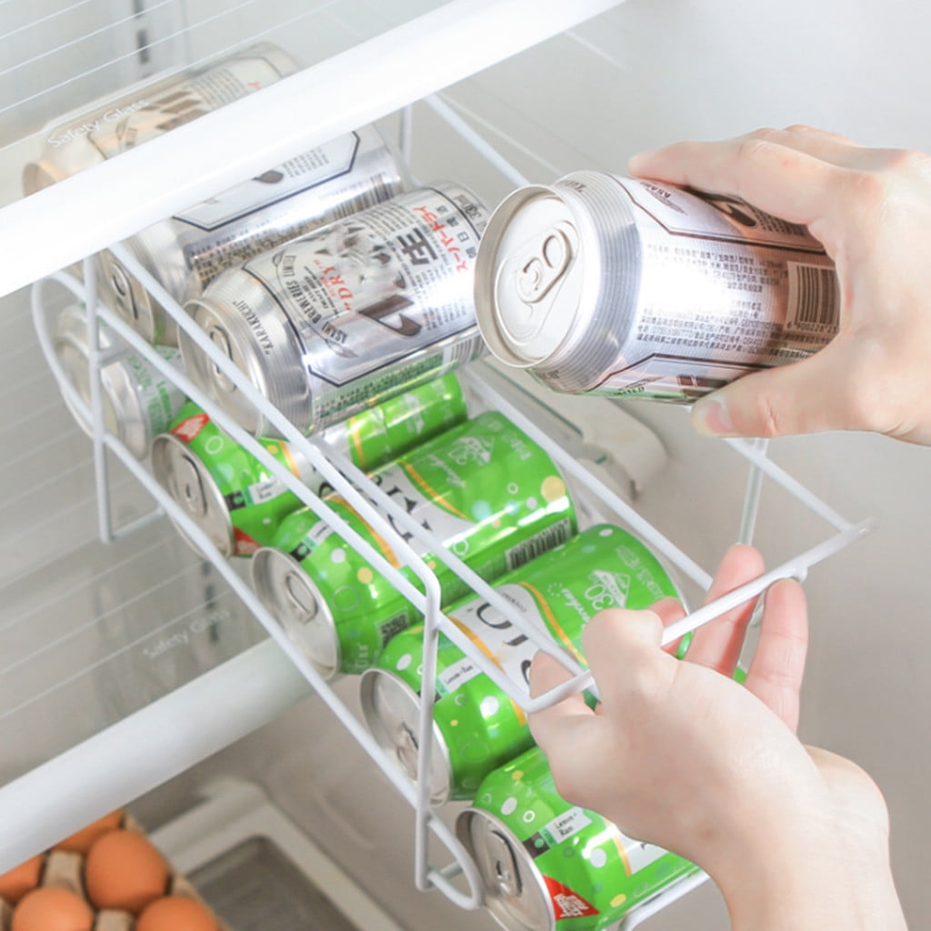 Donemore 2-Tier Metal Standing Pop/Soda and Food Can Dispenser Storage ...