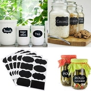 v2croft 168 Pantry Labels for Containers, Minimalist White Matte ...