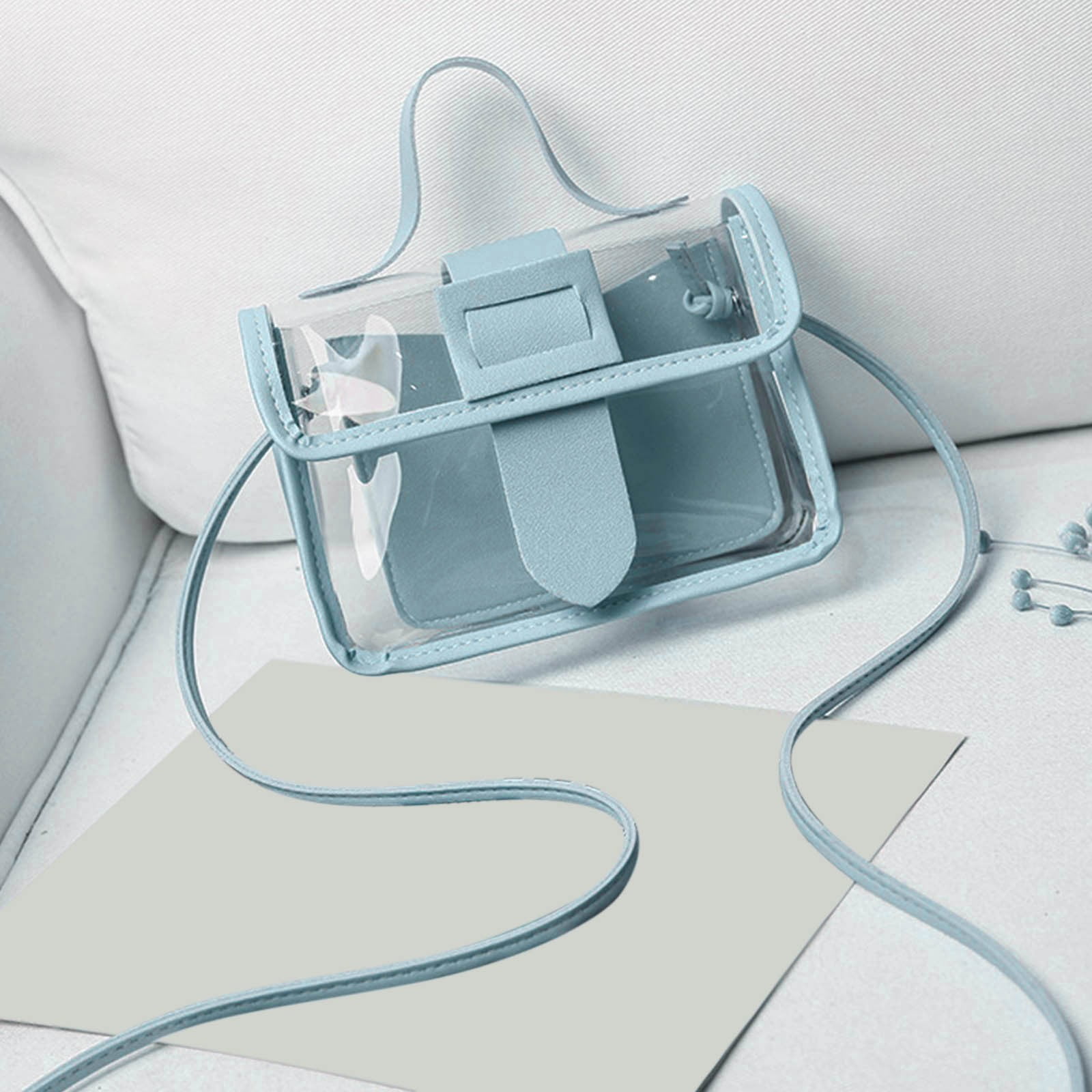 Donemore Clear CrossBody Bag Purse Transparent Crossbody Concert Bags ...