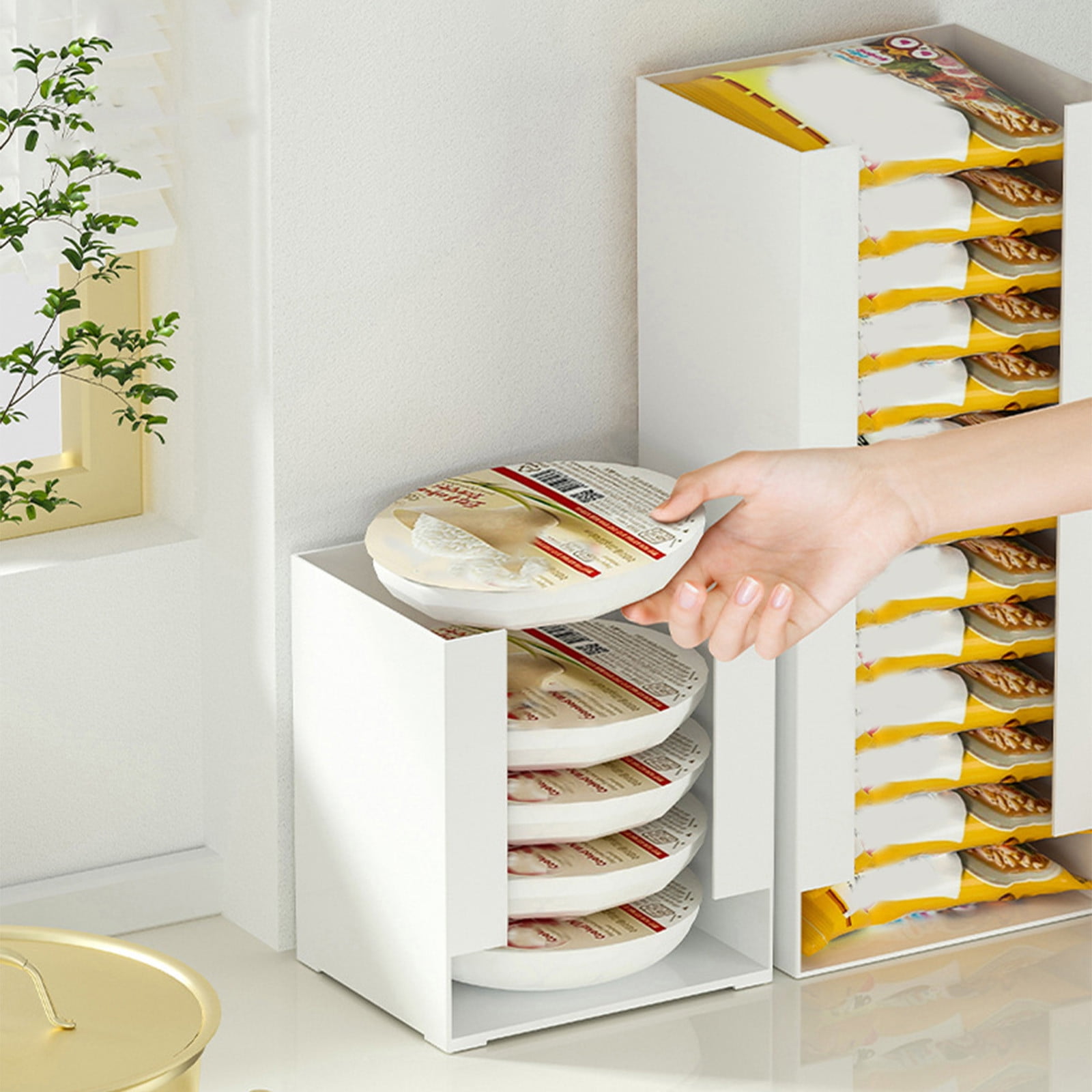 Donemore Face Mask Dispenser | Stackable Plastic Pull-out Storage Box ...