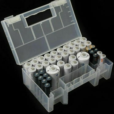 Battery Daddy, Double-Sided Battery Storage System with Tester, Holds ...