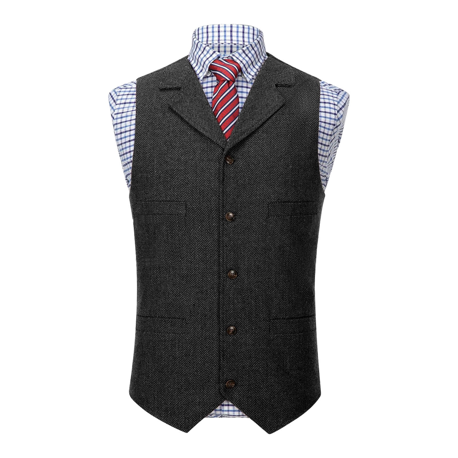 Donemore Men's Business Casual Solid Color Lapel Single-Breasted Suit ...