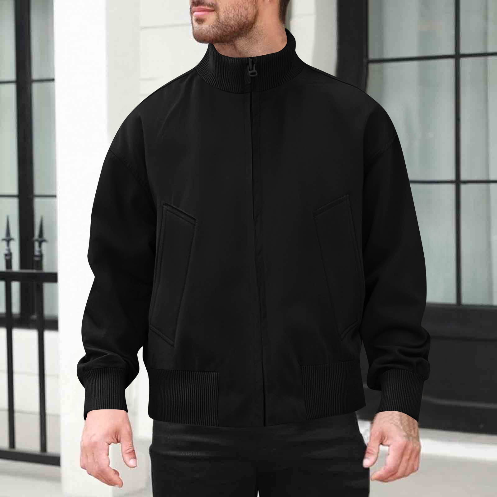 Donemore Men's Lightweight Outdoor Bomber Jacket Windbreaker with ...