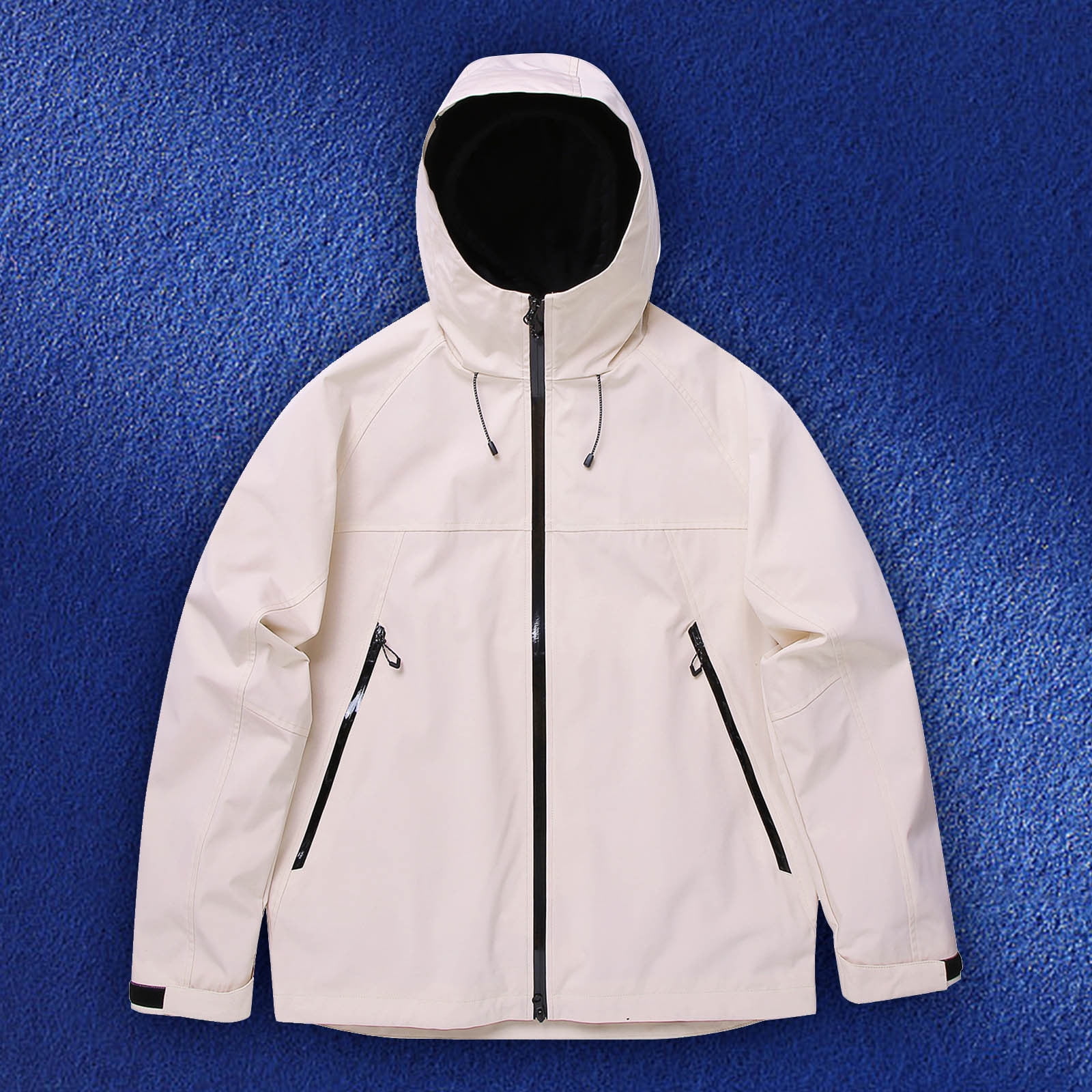 Donemore Men's Outdoor Running Fitness Hooded Windbreaker Jacket,Pure ...