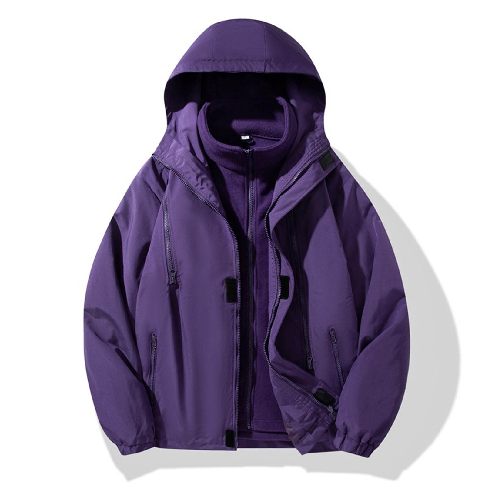Donemore Men's Outdoor Windproof and Waterproof Hooded Long Sleeve ...