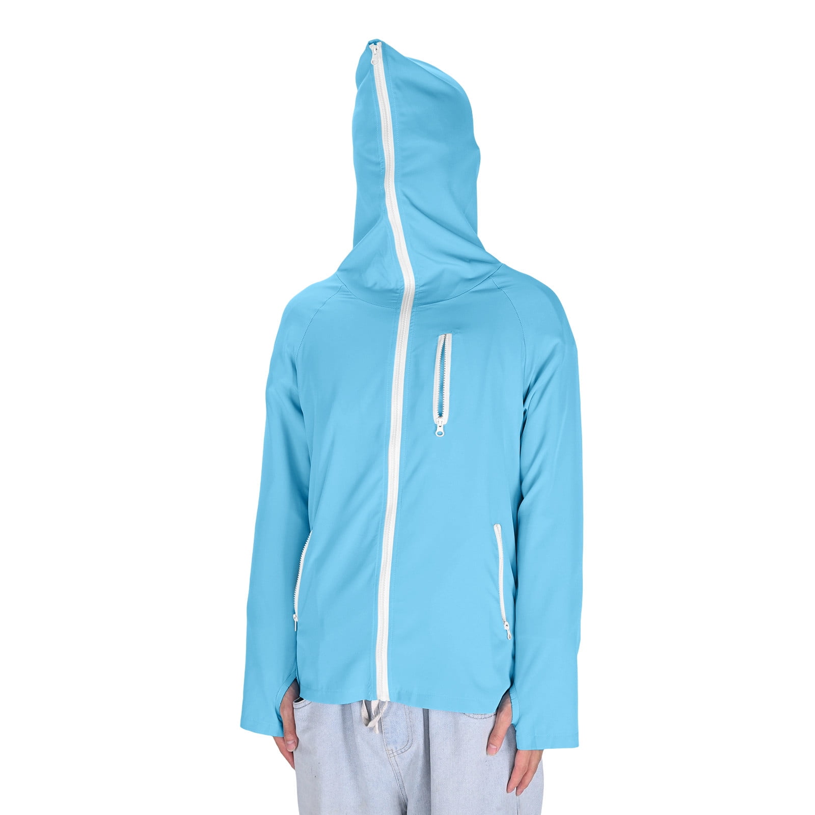 Donemore Men's Raglan Sleeve Sun Protection Jacket with Multiple ...