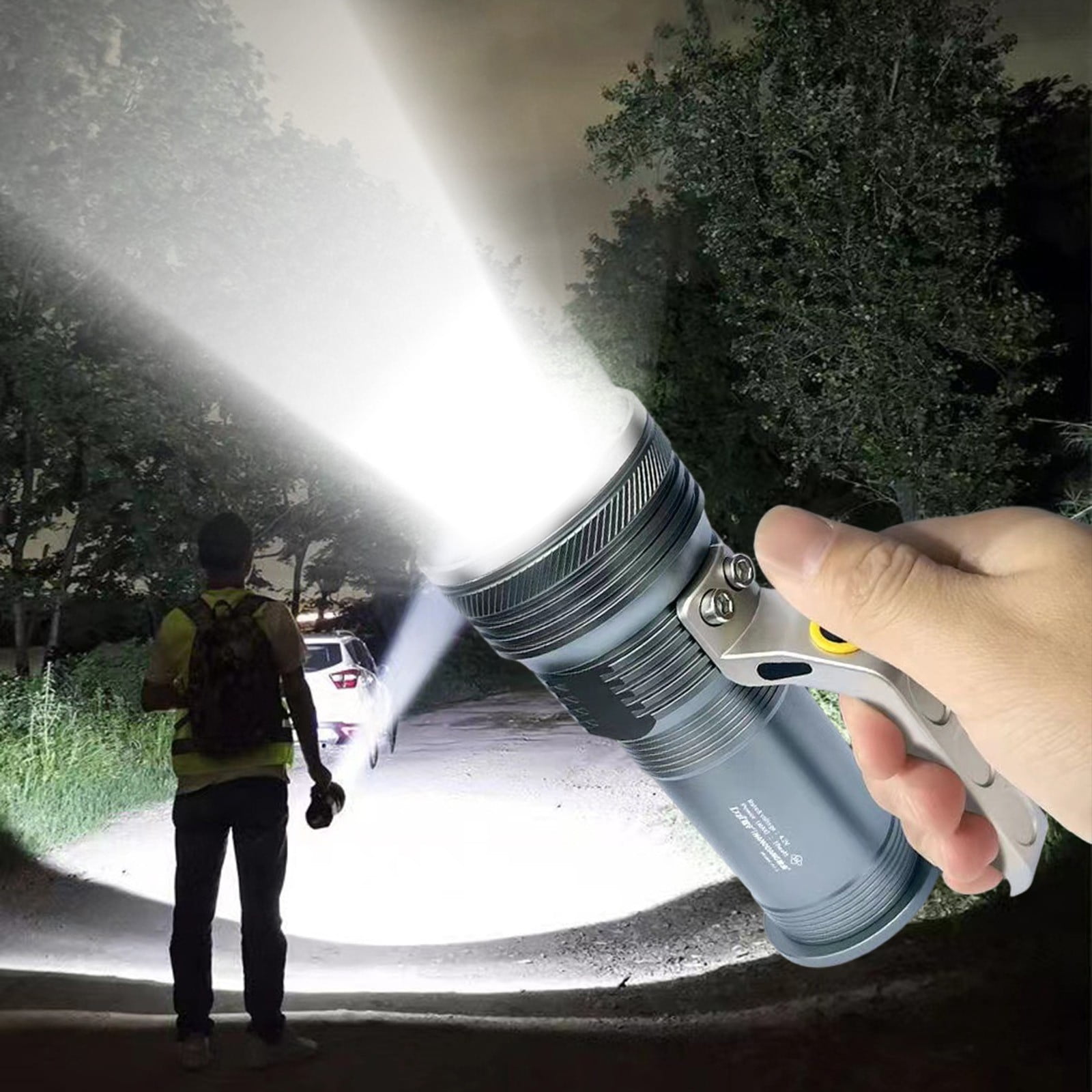 Donemore Powerful Led Flashlight High Lumens Rechargeable, Super Bright ...