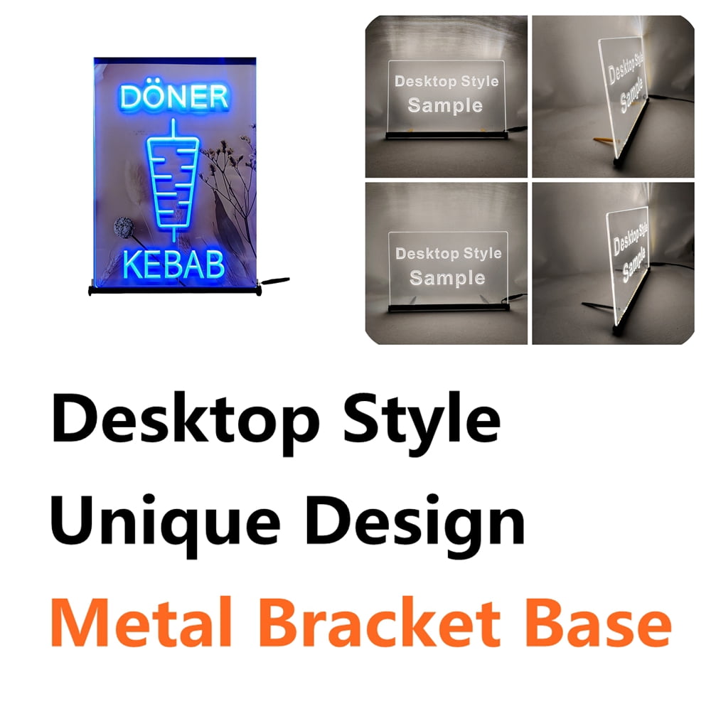 Doner Kebab Restaurant Caf Decoration Bar Vintage LED Neon Sign-Posters ...