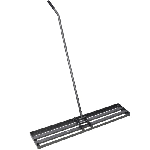 Donext 48"x10" Lawn Leveling Rake, Heavy Duty Effort Saving, 7FT Steel ...