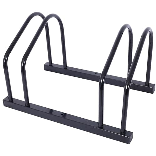 Donext Floor Bike Rack, Bike Parking Stand for up to 2 Bicycles ...