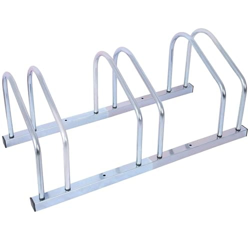 Donext Floor Bike Rack, Bike Parking Stand for up to 3 Bicycles ...