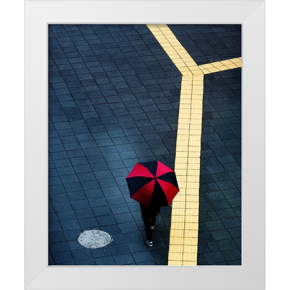 Dong Hee, HAN 12x14 White Modern Wood Framed Museum Art Print Titled ...