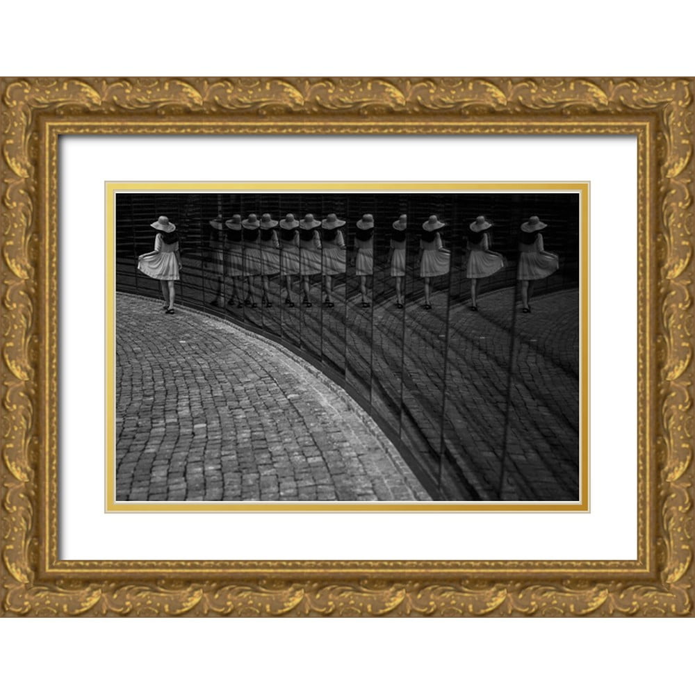 Dong Hee, Han 32x23 Gold Ornate Wood Framed with Double Matting Museum ...