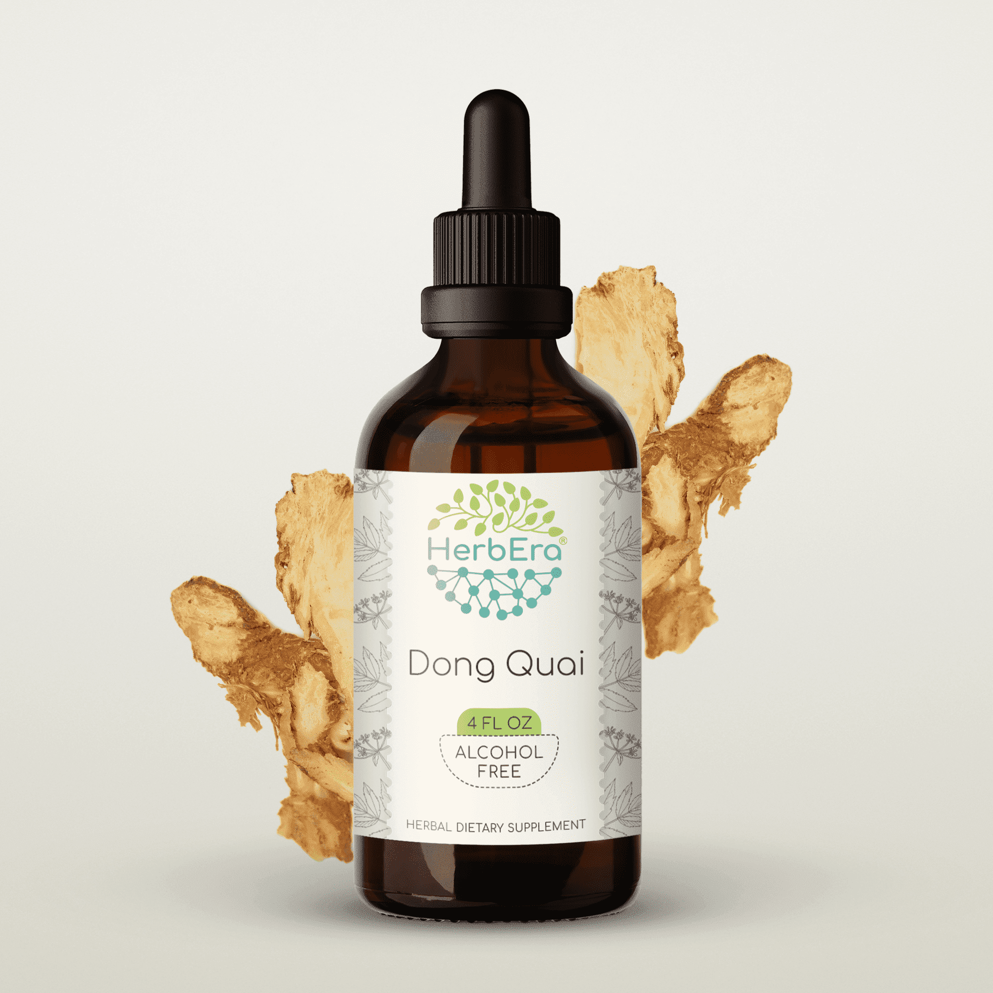 HerbEra Dong Quai Tincture, Herbal Dietary Supplement for Hormonal ...
