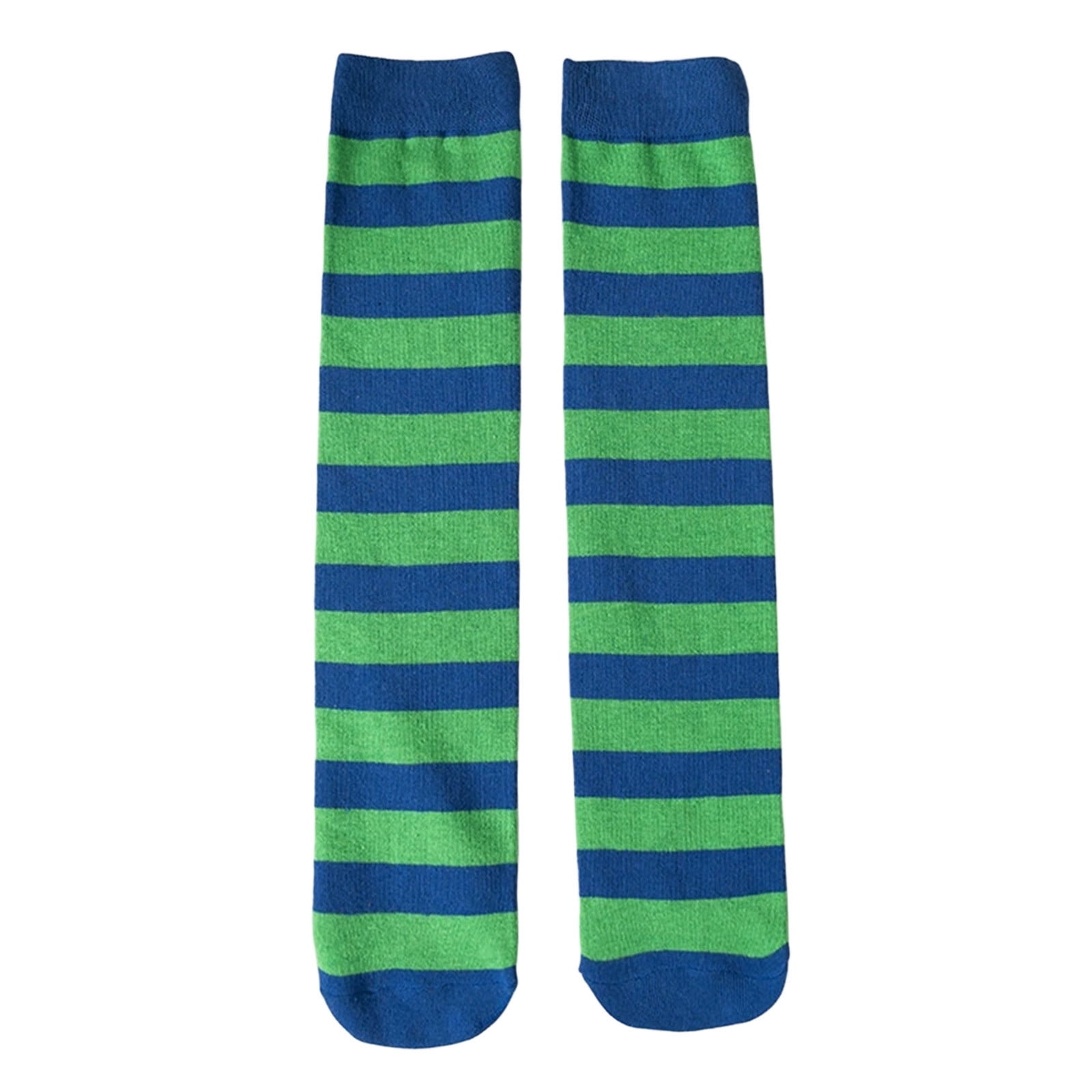 Dongfang Kids Socks Toddler Girls Cotton Blends Striped Knit Knee-High ...