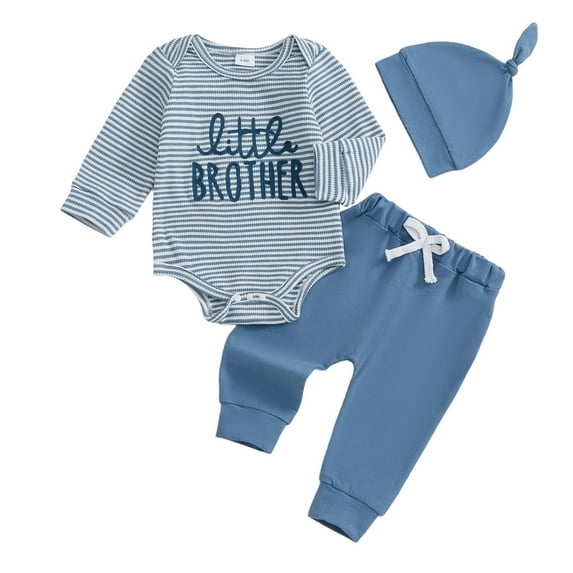 Dongfang Toddler Girls Outfit Sets Kids Cotton Ruffled Trim Bow Tops ...