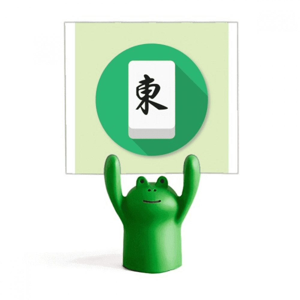 Dongfeng Mahjong Type Board Memo Holder Cartoon Animal Frog Stand ...