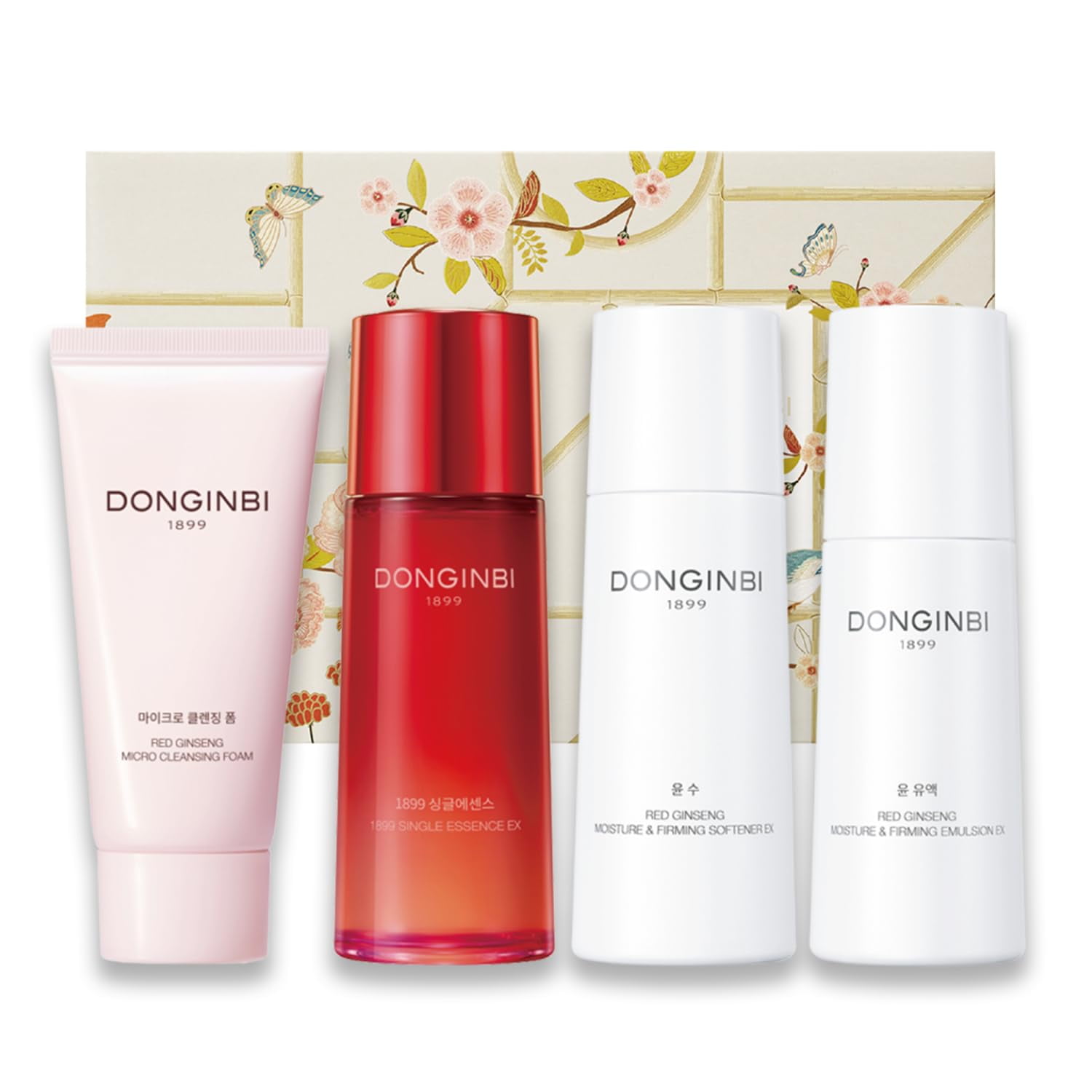 Donginbi Red Ginseng Essential Care Set - Korean Red Ginseng Skin Care Routine Kit, Skin ...