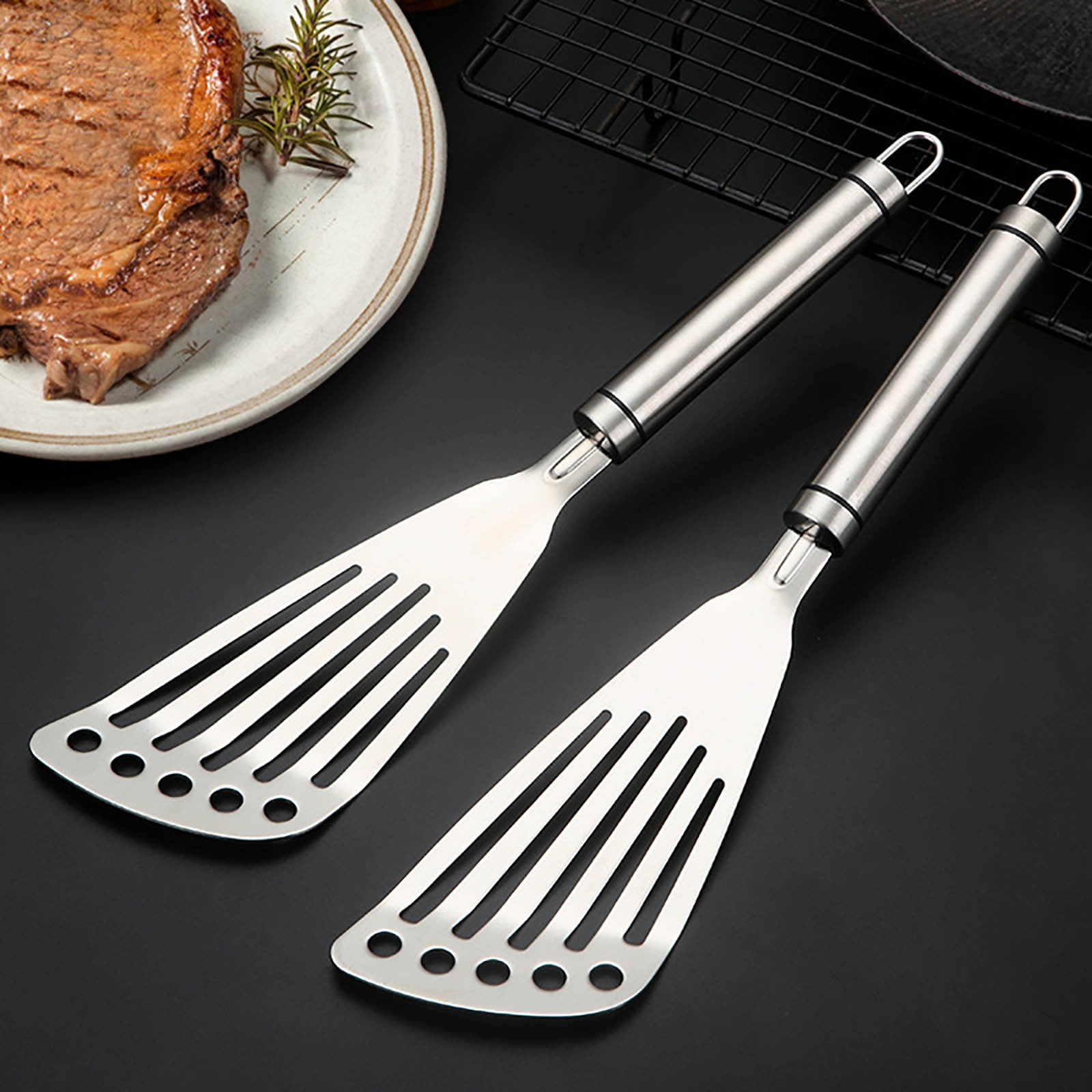 Dongrere Cooking Cooking Scrapers Steak Spatula Stainless Steel Small ...
