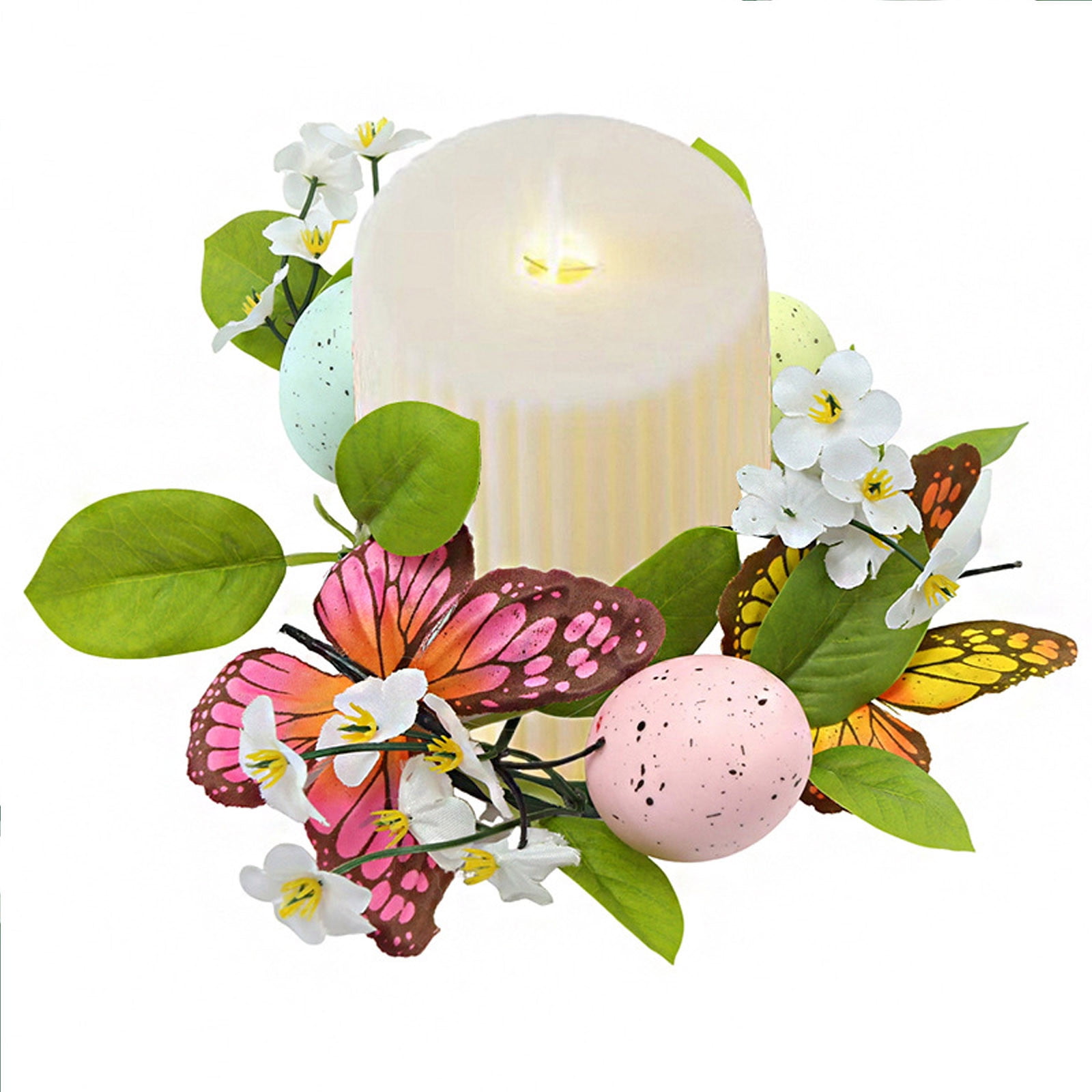 Dongrere Easter Candle Rings for Tapers, Springtime Candle Rings for ...