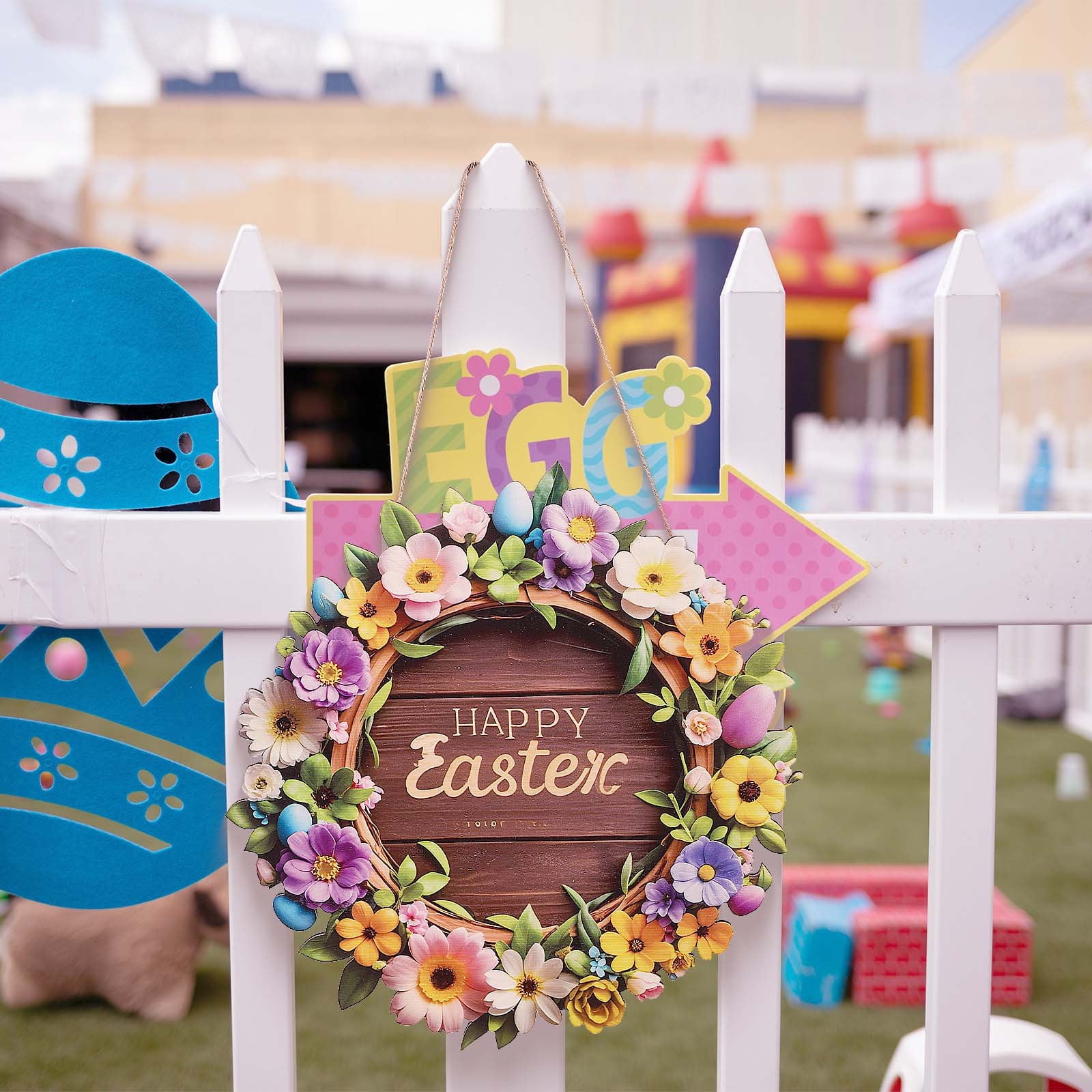 Dongrere Easter Ranch Decor, Front Door Sign, Welcome Door Sign ...