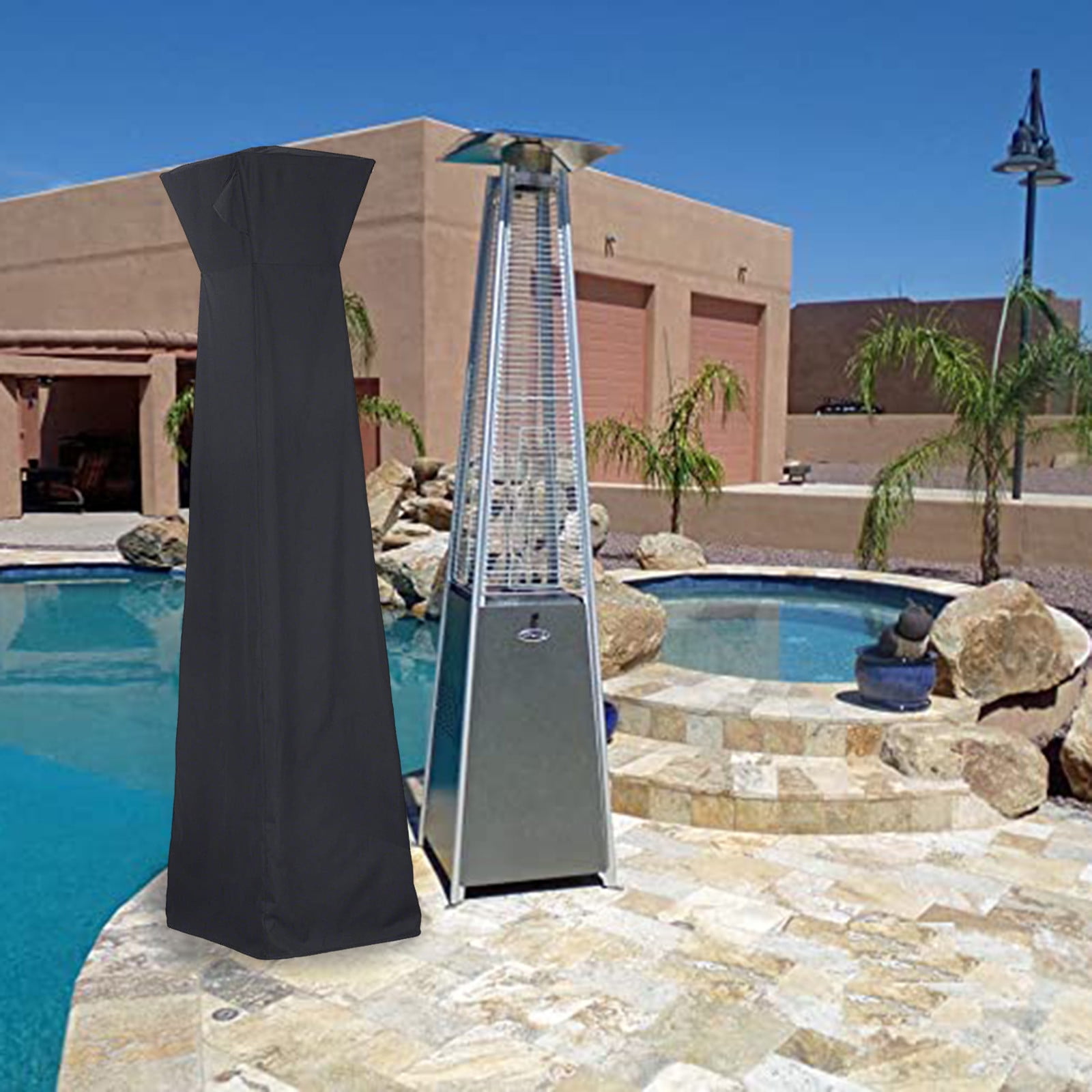 Dongrere Heater Covers for Winter Heavy-Duty Outdoor Heater Cover with ...