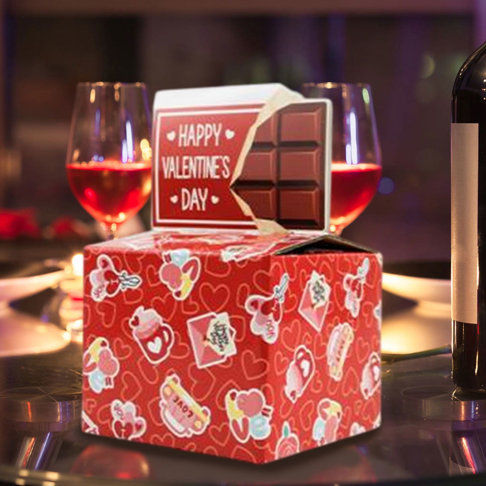 Dongrere Money Pull Box for Cash Gift, Valentine's Day Money Pull Box ...