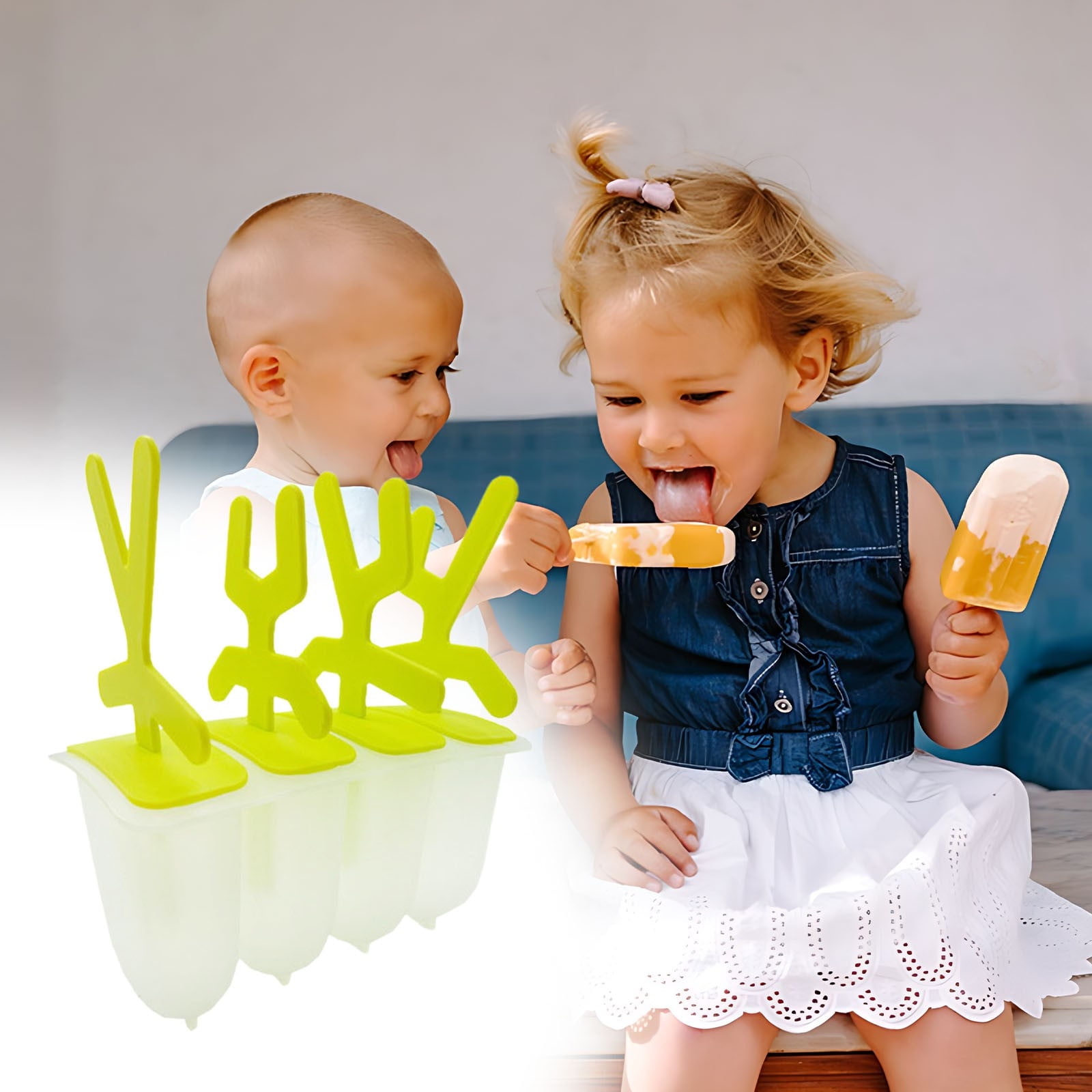 Dongrere Popsicle Molds Homemade Popsicle Racks for Summer Popsicle ...