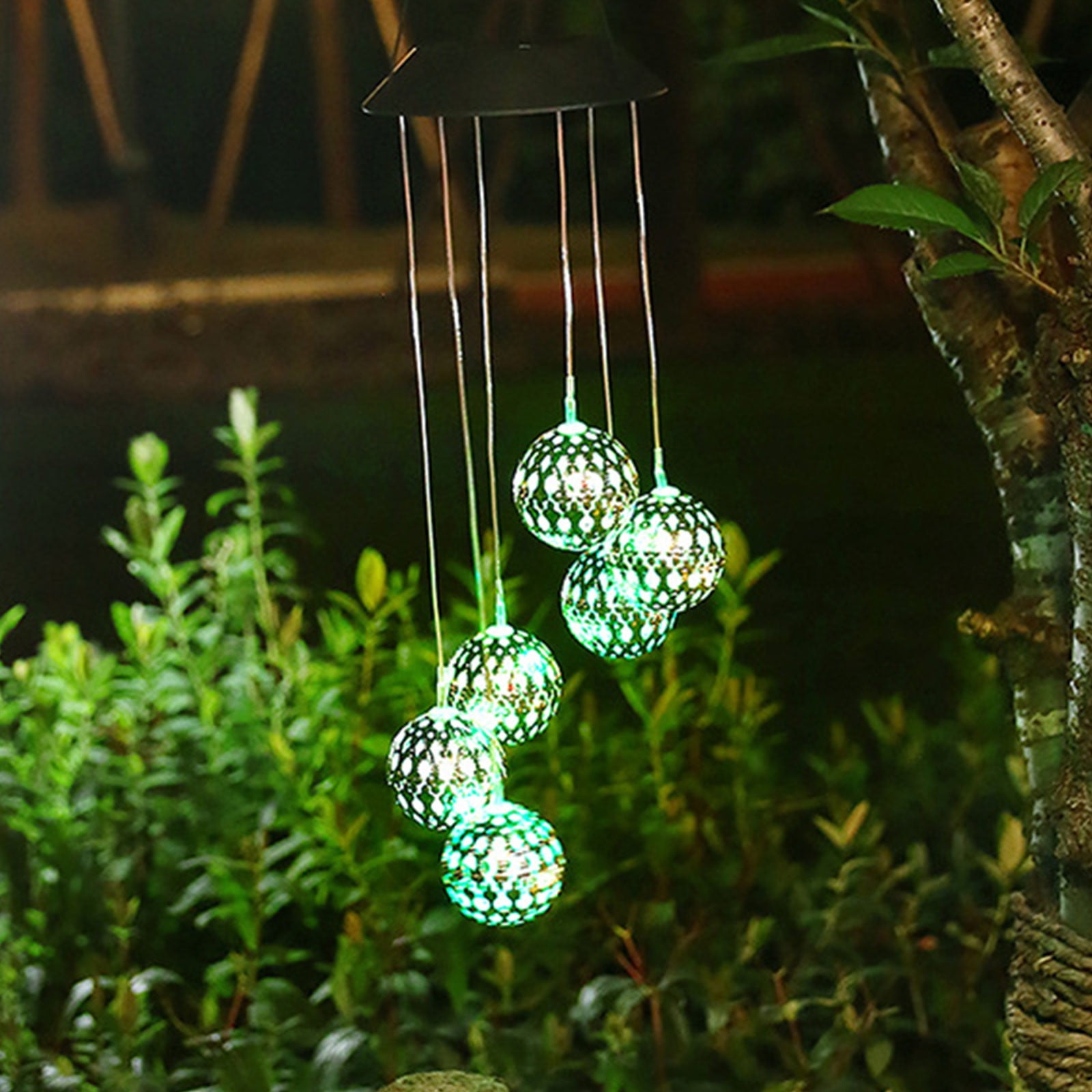 Dongrere Solar Wind Chimes for Outside, Balls Wind Chimes, Solar Balls ...