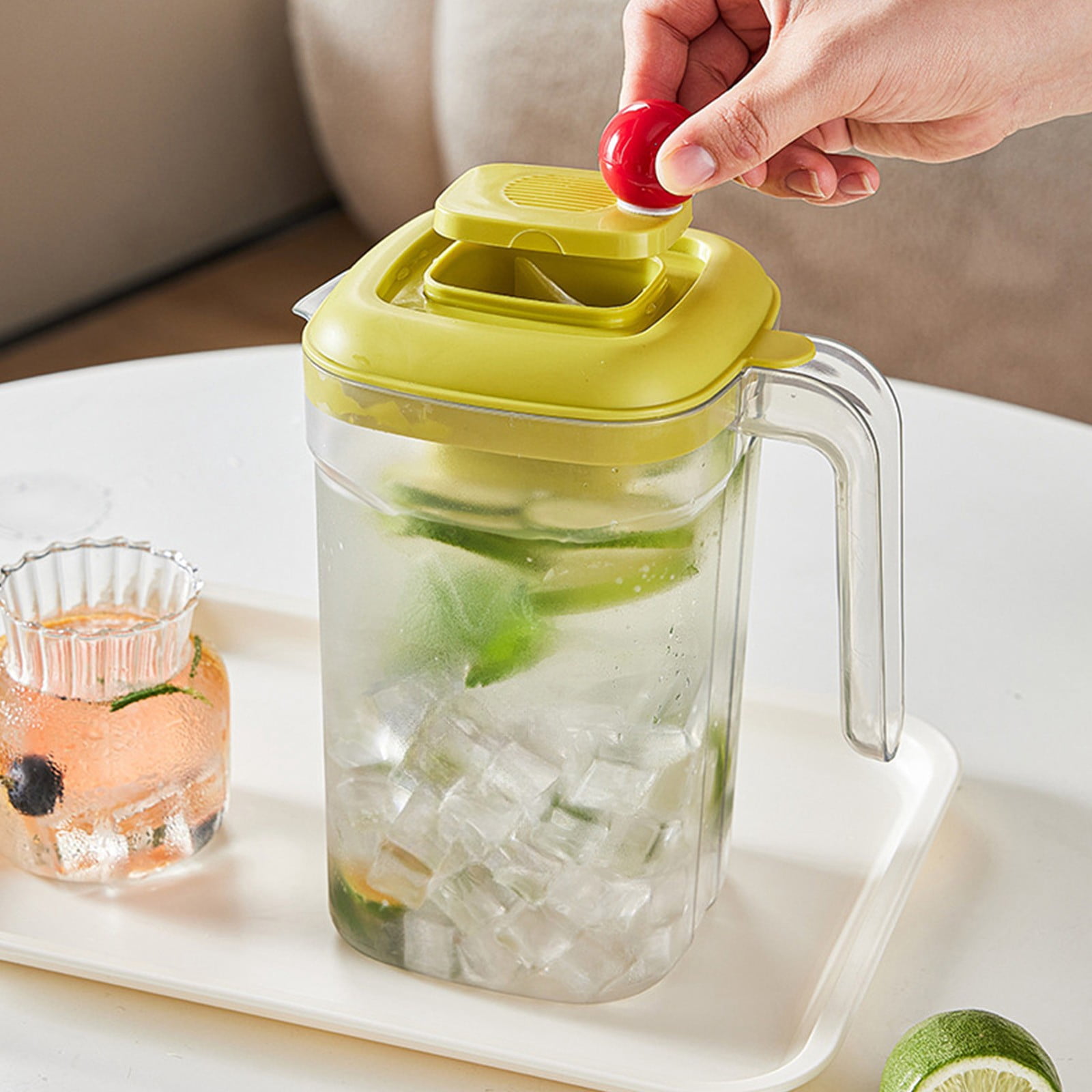 Dongrere Summer Cooling Bucket Drinking Kettle for Refrigerator Ice ...