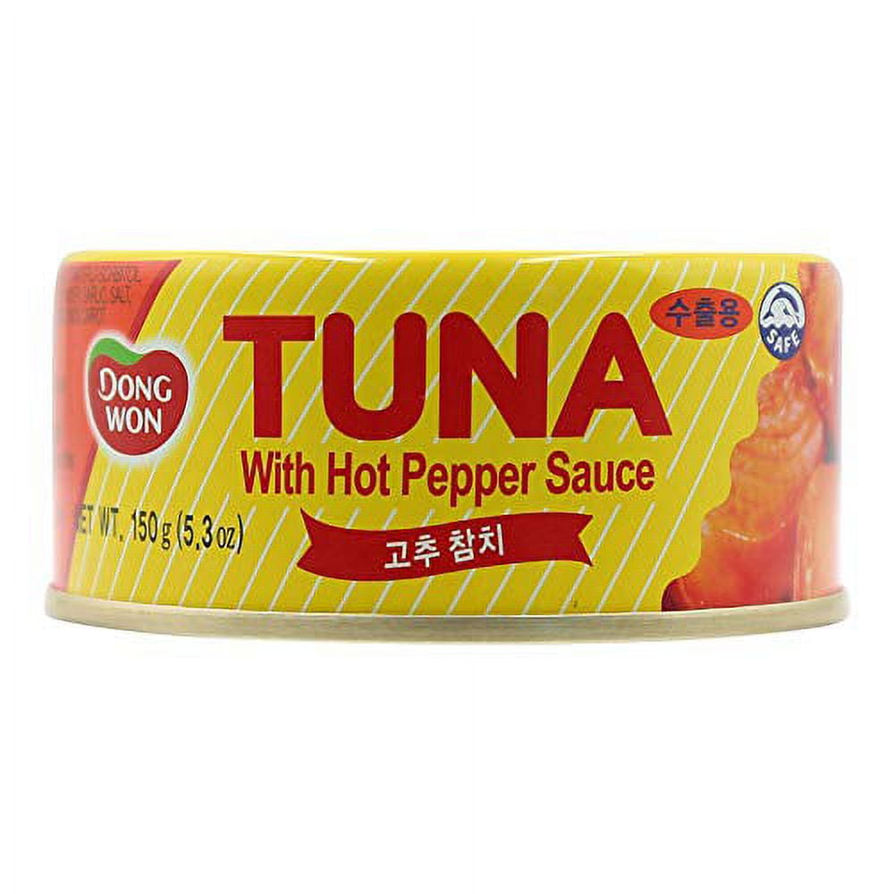 Dongwon, Tuna With Hot Pepper Sauce, 5.29 Ounce 4-cans 5.3 Ounce (Pack of 4) - Walmart.com