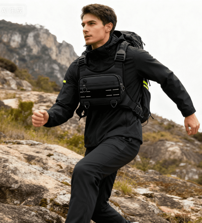 Dongyi Lightweight Running Chest Pack-Water Resistant Sports Bag with ...