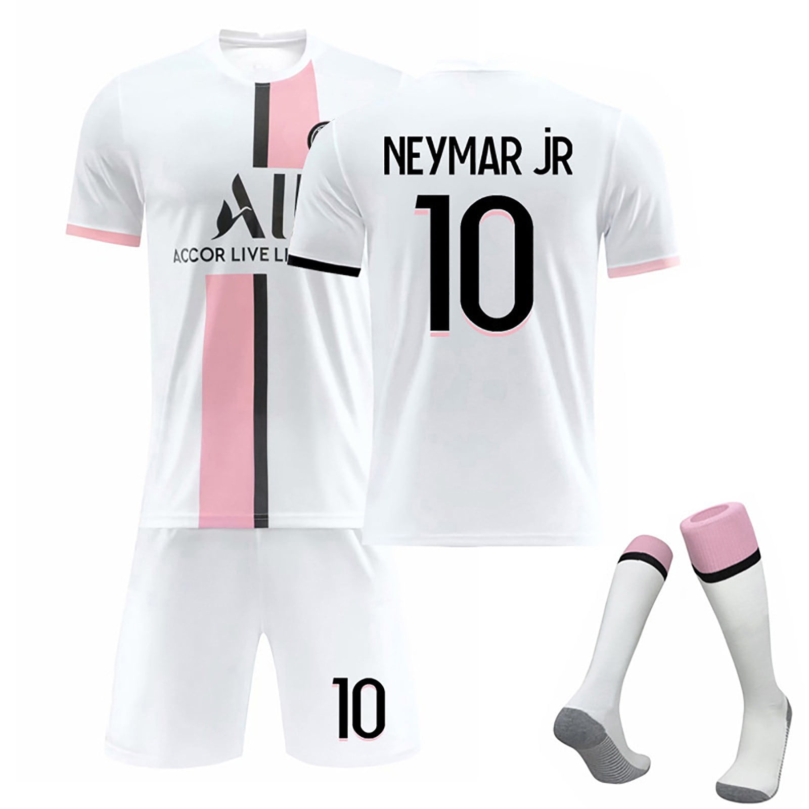 Dongzhu 22/23 French FC Away Game Soccer Jersey, #10 NEYMAR Soccer Jersey, Adult Short Sleeve ...