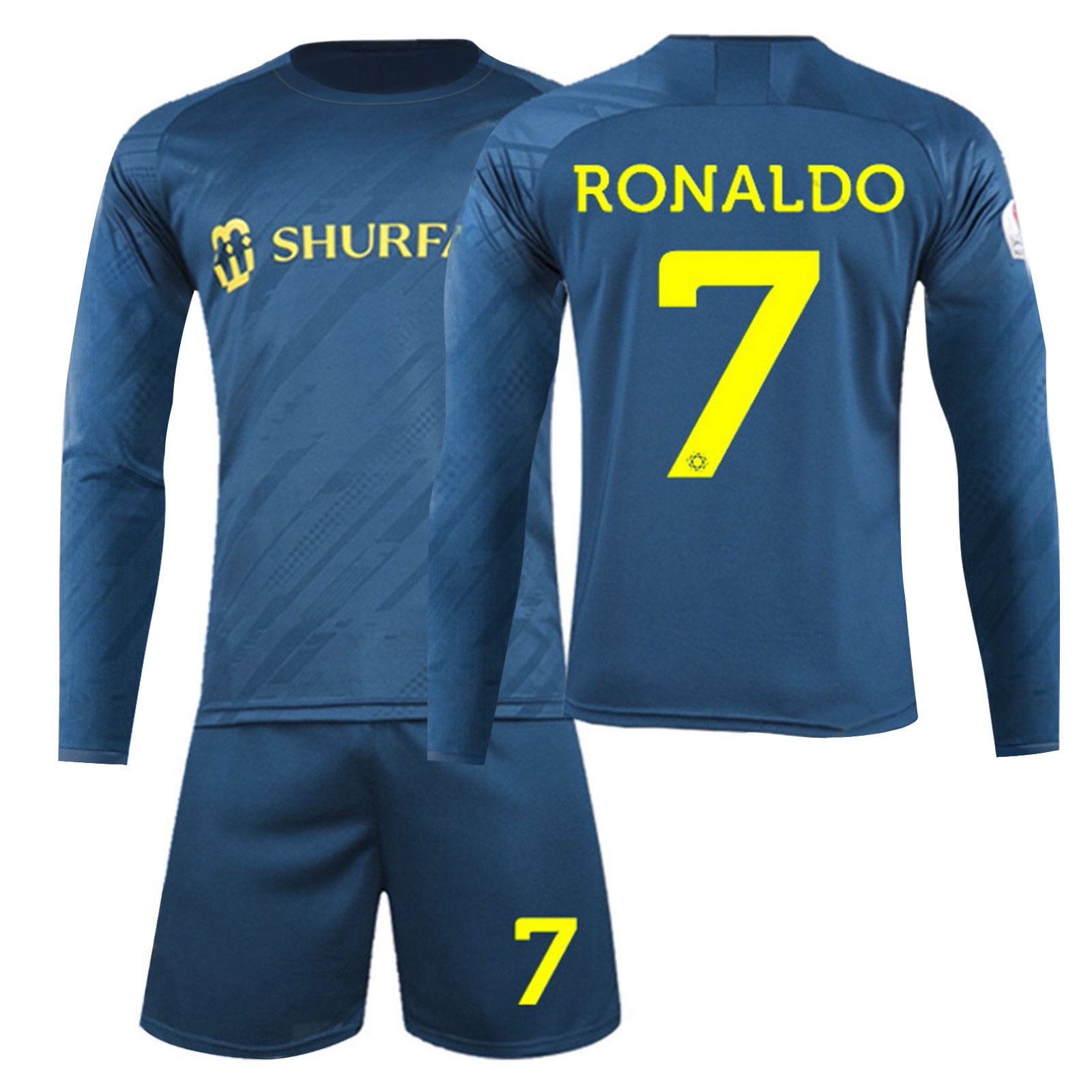 Dongzhu 22/23 Saudi Arabia Away Game Soccer Jersey, #7 RONALDO Dark ...