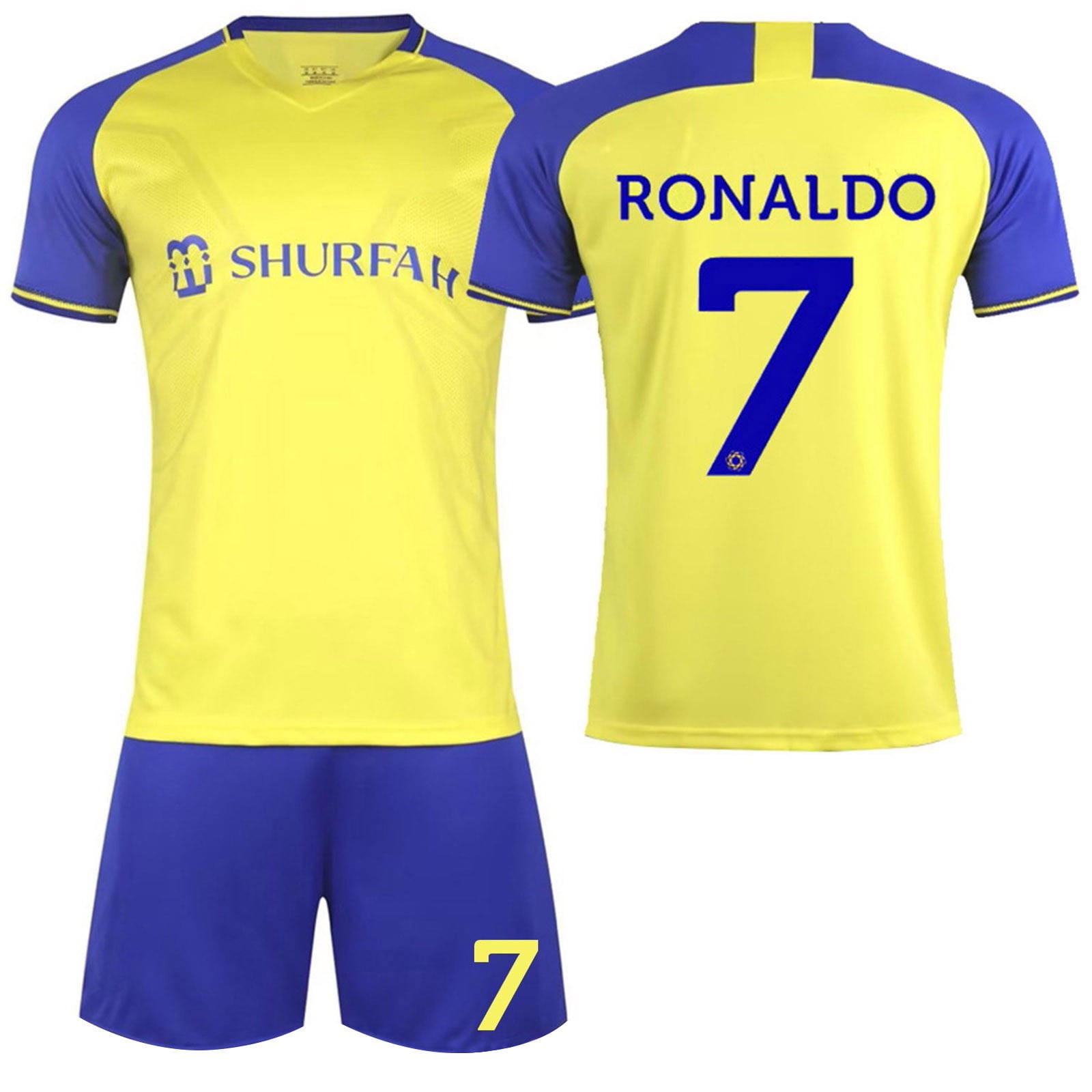 Dongzhu 22/23 Saudi Arabia FC Home Game Soccer Jersey, #7 RONALDO Saudi Arabia Soccer Jersey 2 ...