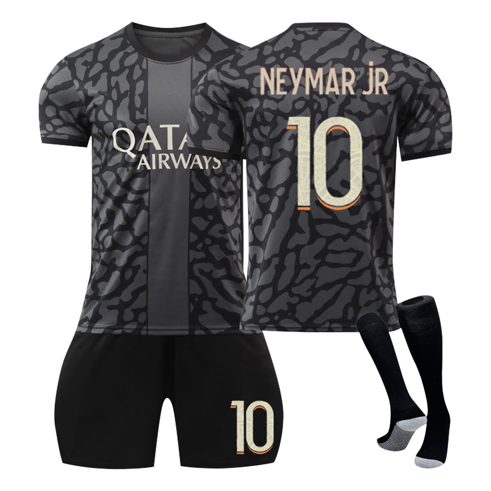 Dongzhu 2324 French FC Away Game Soccer Jersey, #10 NEYMAR Soccer Jersey, Adult Short Sleeve ...