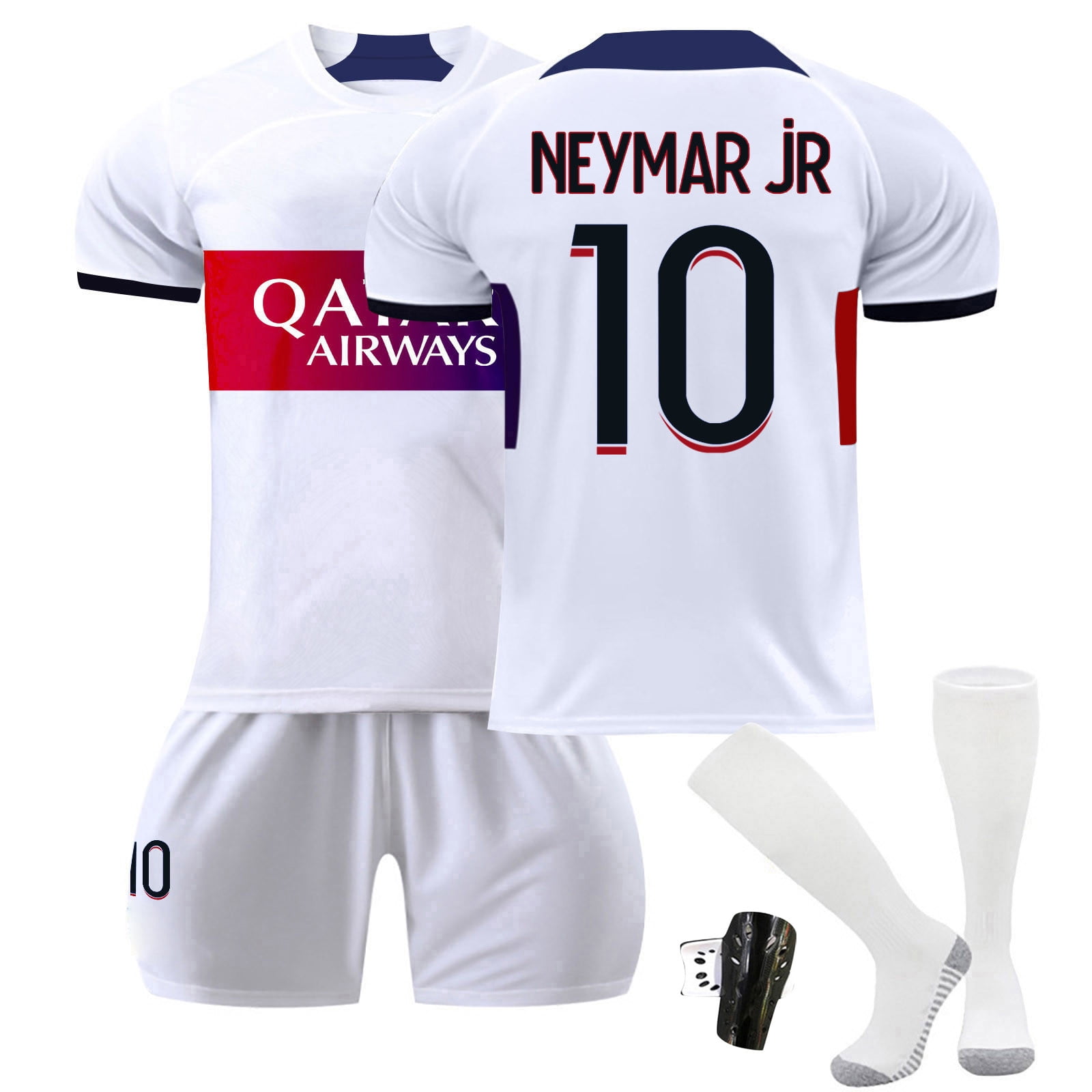 Dongzhu 2324 French FC Away Game Soccer Jersey, #10 NEYMAR Soccer Jersey, Kids Short Sleeve ...