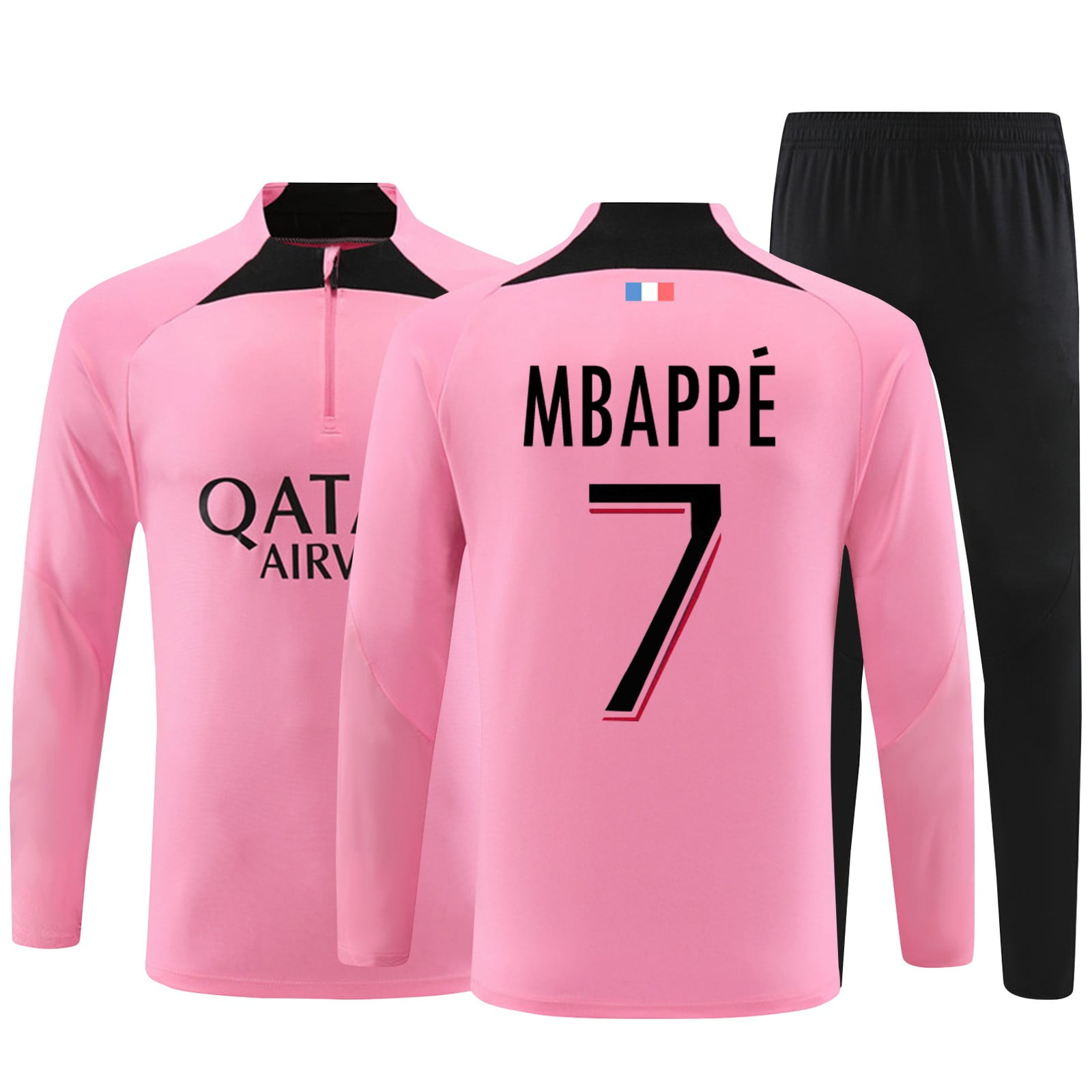 Dongzhu 2324 French FC Soccer Jersey, #7 MBAPPE Soccer Jersey, Adult Long Sleeve Soccer Jersey 2 ...