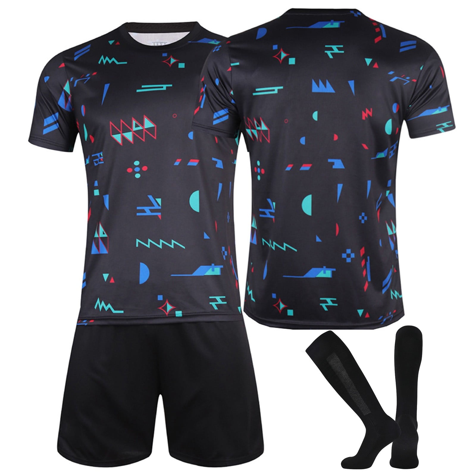 Dongzhu 2425 #No Number Black Portugal Soccer Jersey, Portugal Short ...