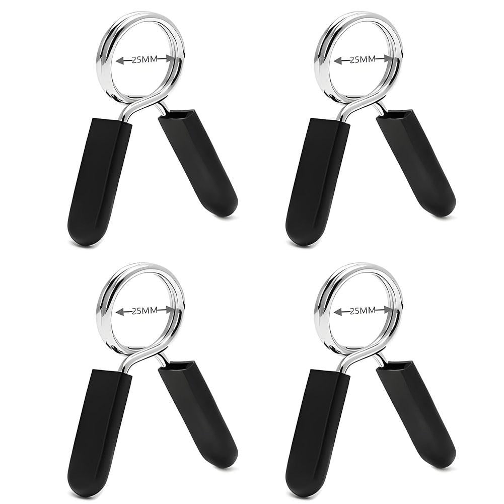 Dongzhur 2/4pcs 25-50mm Barbell Lock Clamp Spring Collar Clips Gym ...