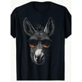 Donkey Animal Motif Sunglasses Art Donkey T-Shirt - Walmart.com
