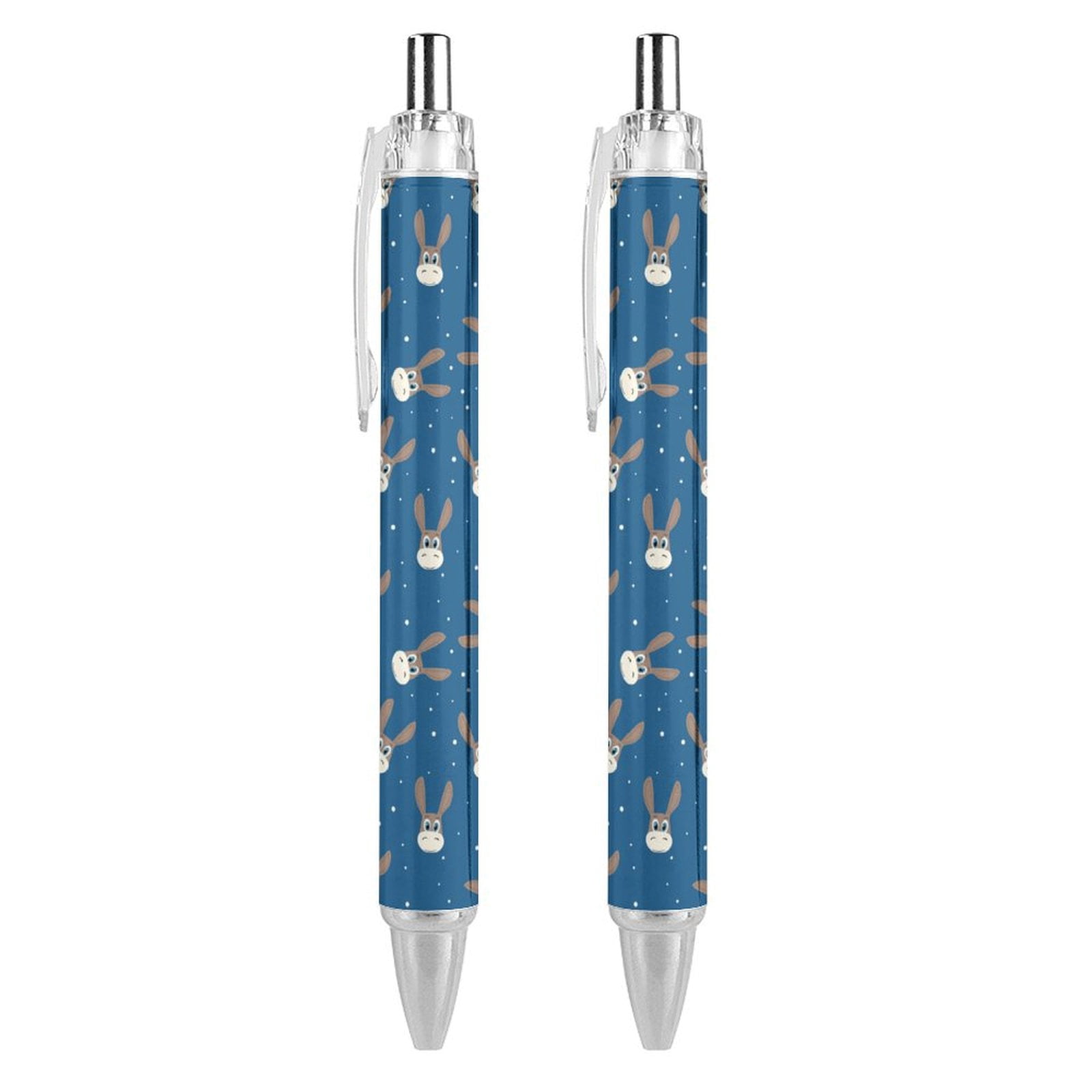 Donkey Animal Print Ballpoint Pen Retractable Pens Black Writing Pen ...