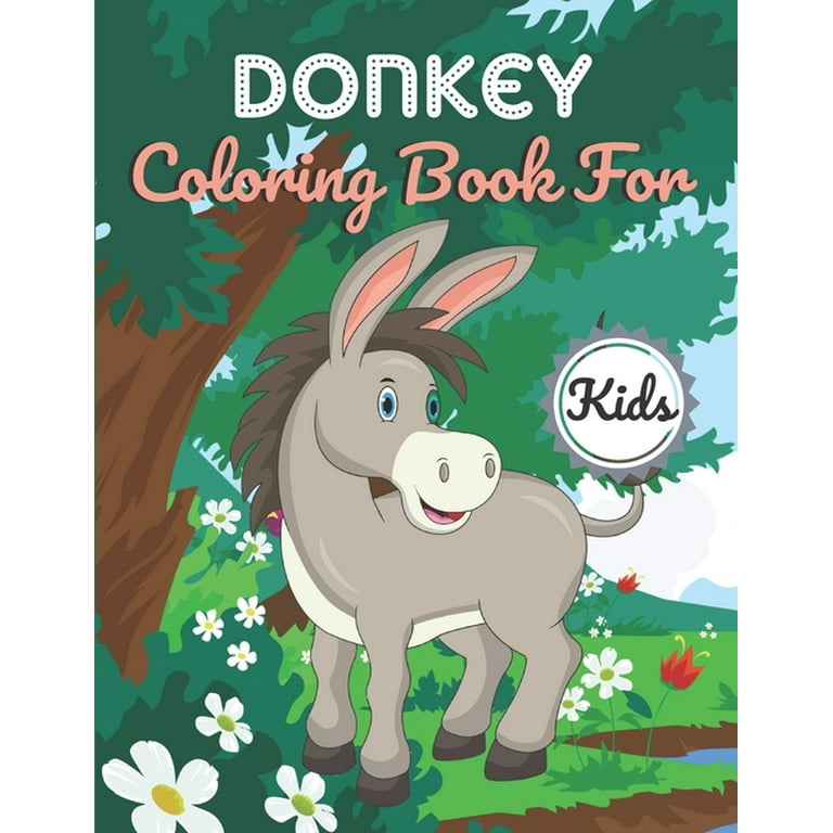 childrens coloring pages donkey