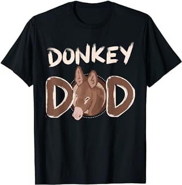 Donkey Dad Clothes Outfit Father's Day Gift Donkey T-Shirt - Walmart.com