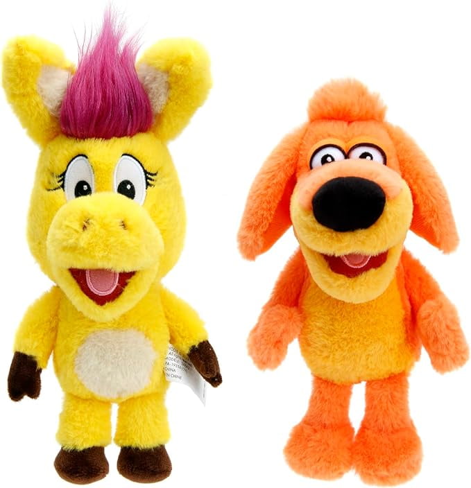Donkey Hodie 8" Twin Pack Donkey Hodie & Bob Dog Plush Doll, Toys for ...