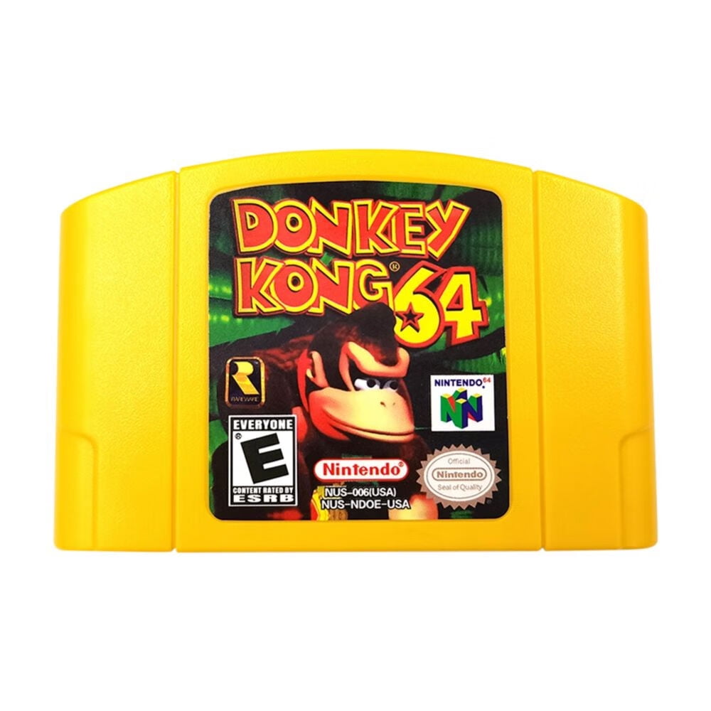 Donkey Kong 64 Golden Shell N64 Game,US Version - Walmart.com