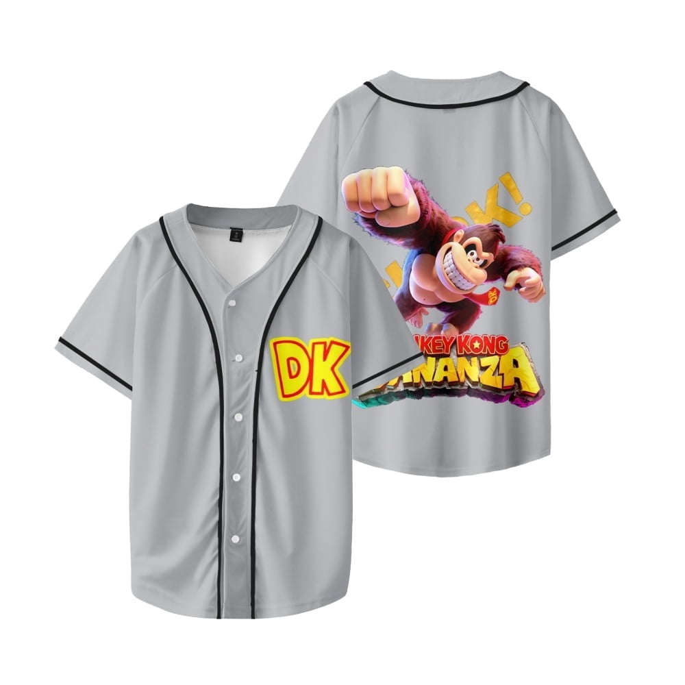 Donkey Kong Bananza Merch Hot Games Baseball Jacket Unisex Fashion V ...