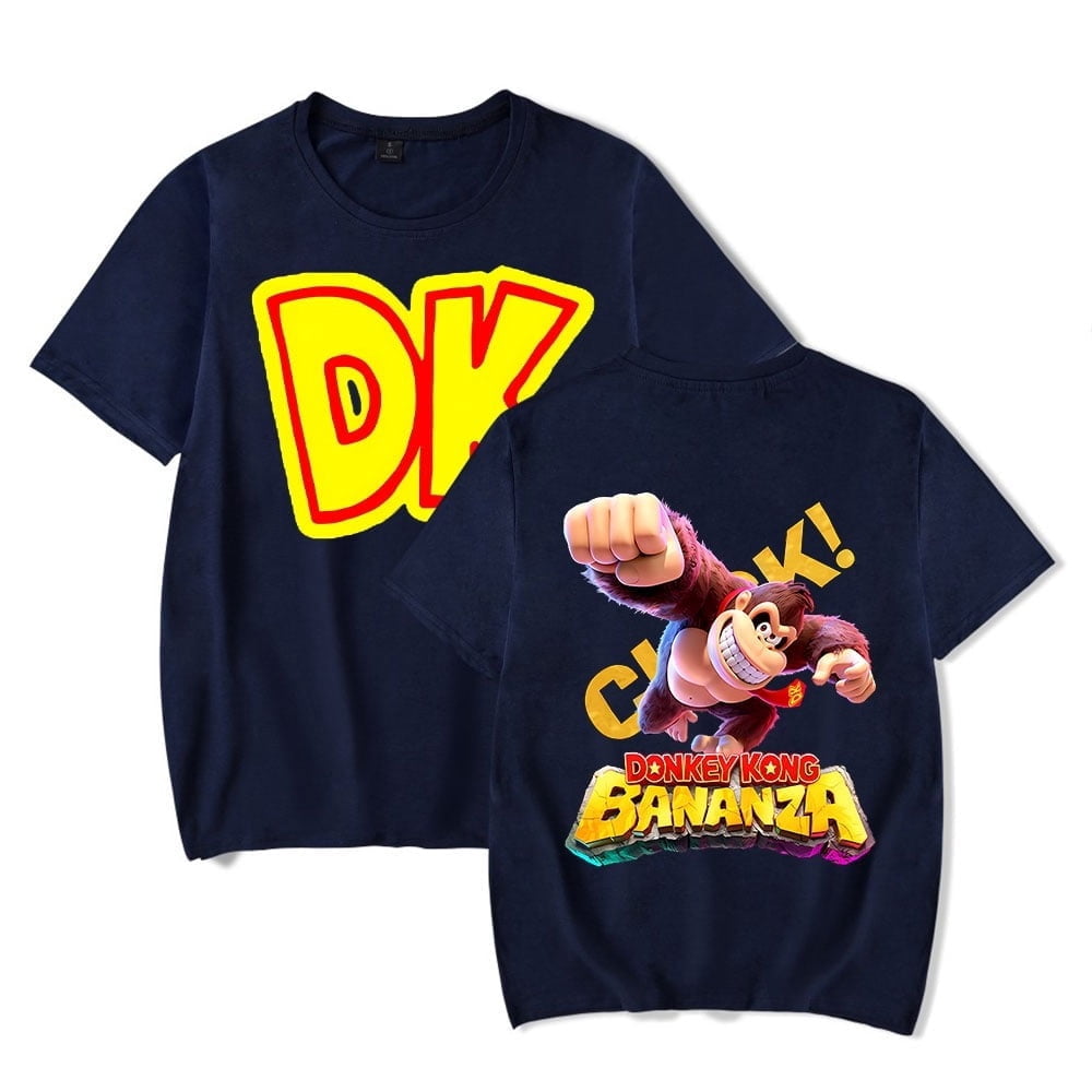 Donkey Kong Bananza Merch Hot Games T-shirt Unisex Fashion Round Neck ...